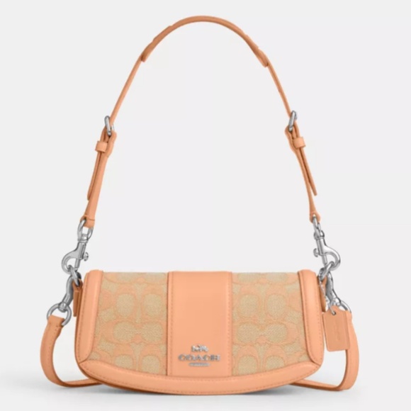 Coach | Bags | Newcoach Faded Blush Andrea Small Shoulder Bag In ...